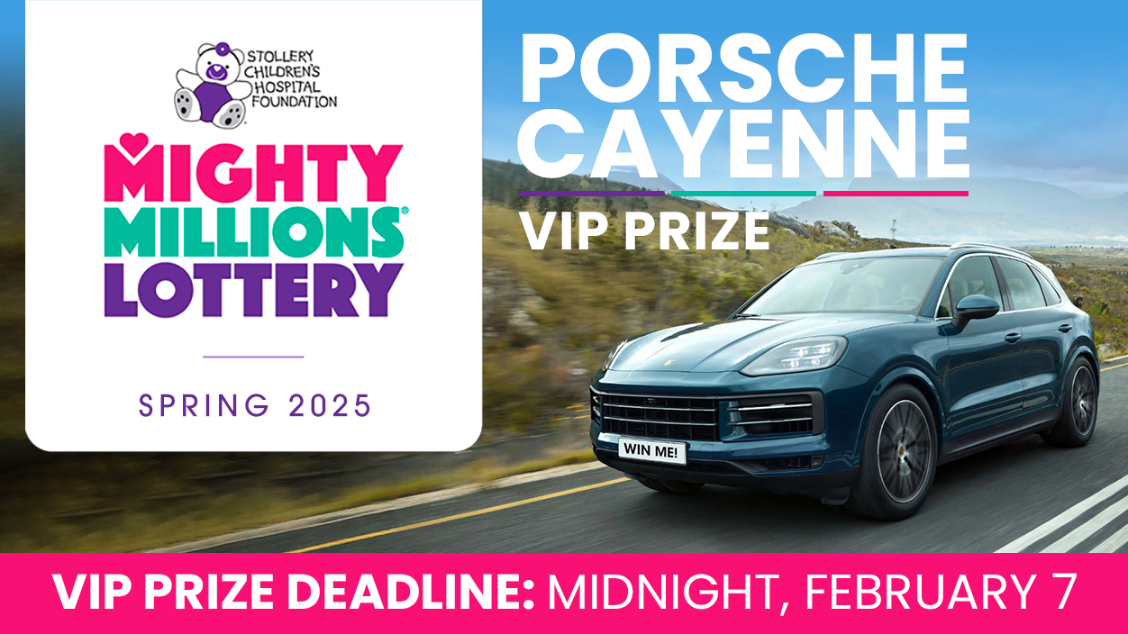 Stollery Mighty Millions VIP Prize Deadline