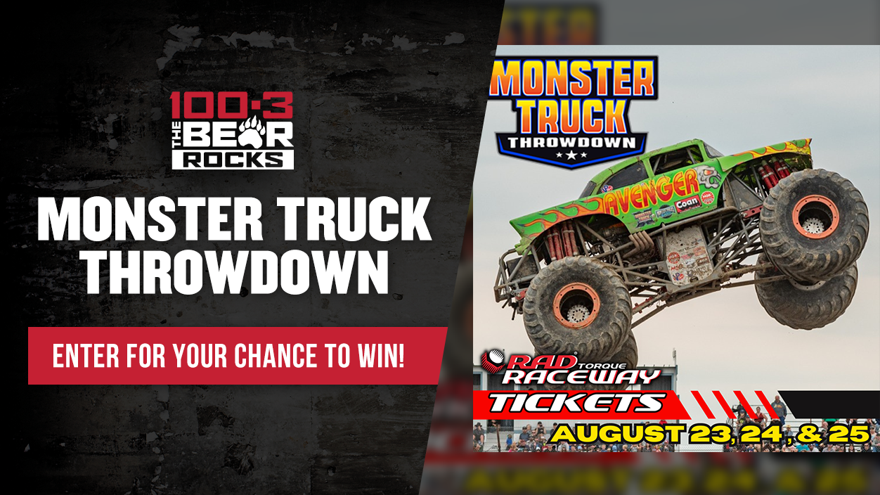 Win a 4 Pack of Tickets to Rad Torque Raceway's Monster Truck Throwdown
